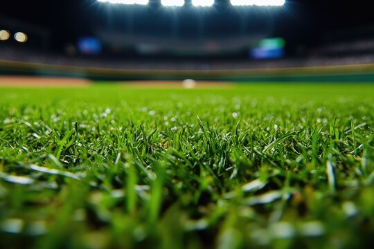 Baseball Grass High Resolution