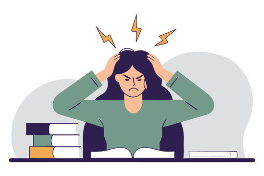 Exam Stress Cartoon Images – Browse 3,830 Stock Photos, Vectors, and ...