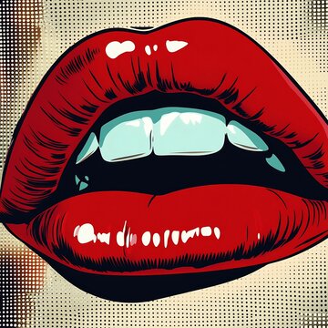 Comic Book Lips