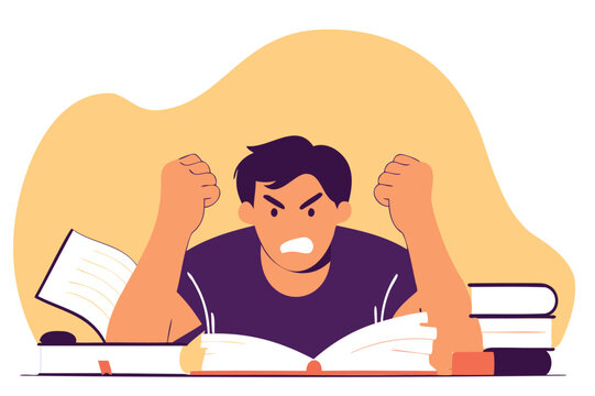 Exam Stress Cartoon Images – Browse 3,721 Stock Photos, Vectors, and ...