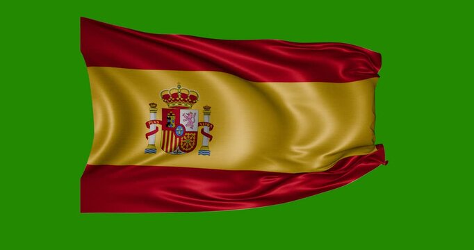 Spanish Flag Gif Animated Drapeau Flag Flagge Spain Spanien Espagne