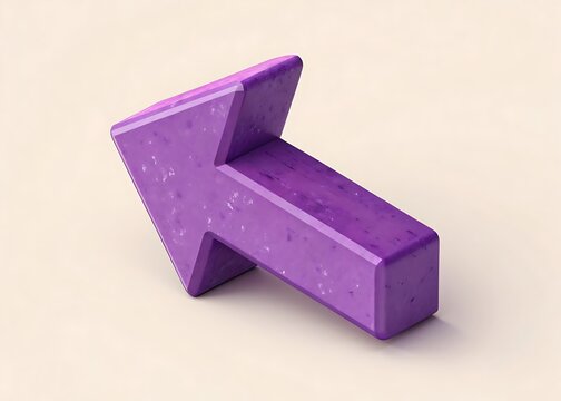 Small Arrow Pointing Down Purple