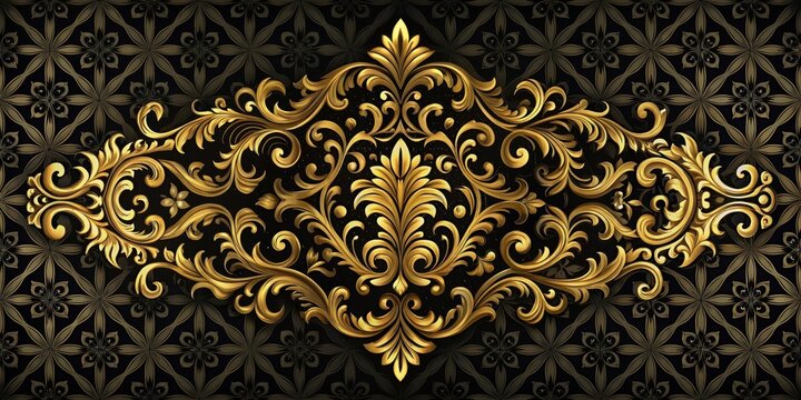 gold filigree pattern