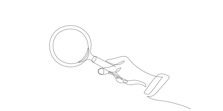 how to draw a magnifying glass