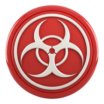 Red Toxic Symbol