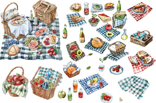 Picnic Blanket Clip Art