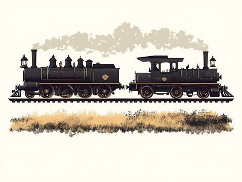 Steam Trains Side View