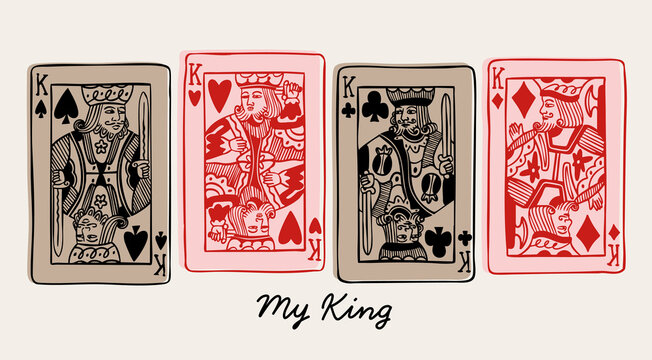 King And Queen Cards Clip Art