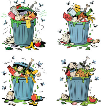 Smelly Garbage Clip Art
