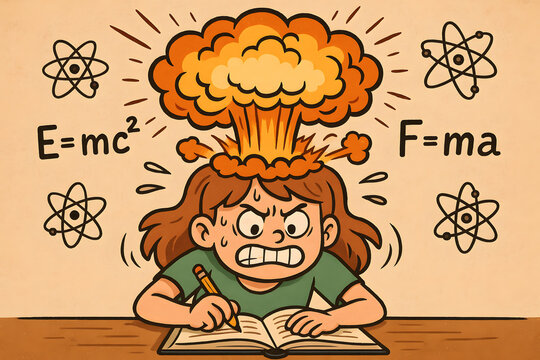 Exam Stress Cartoon Images – Browse 3,830 Stock Photos, Vectors, and ...