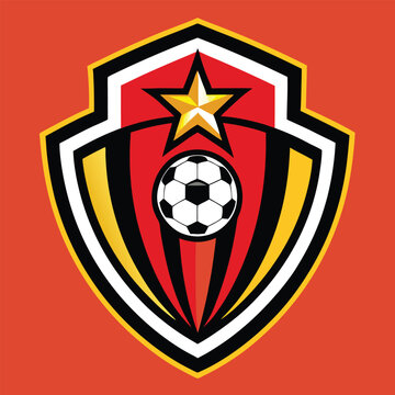Football Team Logo With Star
