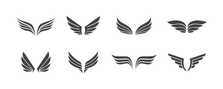 Simple Cartoon Angel Wings