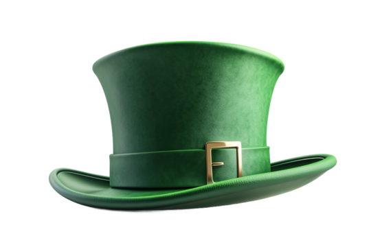 Transparent St. Patrick's Day Hat Illustration in Green