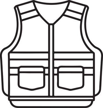 Vest Coloring Page