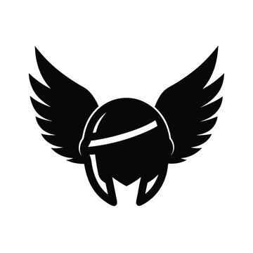 Winged Motorcycle Helmet
