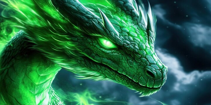 Green Dragon Wallpapers Hd