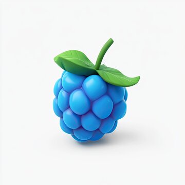 Cartoon Blue Raspberry