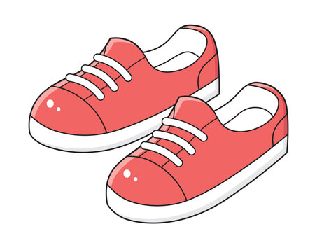 Cartoon Red Sneakers Images – Browse 9,418 Stock Photos, Vectors, and ...