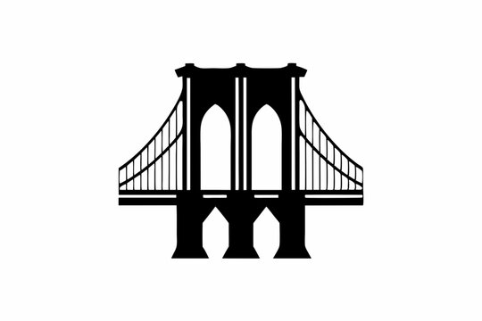brooklyn bridge simple drawing