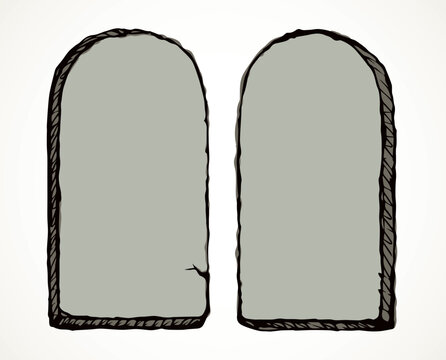 10 Commandments Tablets Blank