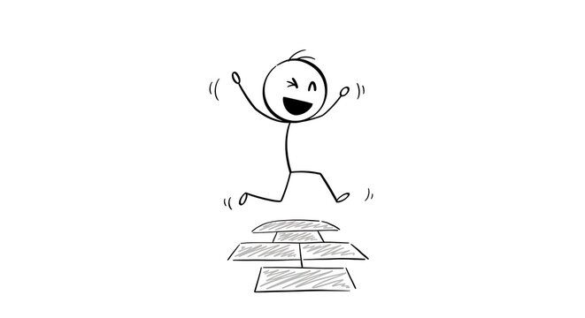 Stick Figure Jumping Images – Browse 110,958 Stock Photos, Vectors, and ...
