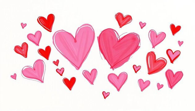Cute Hand Drawn Heart Clipart