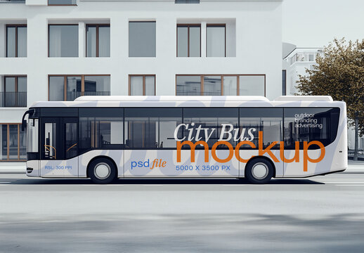 bus advert template