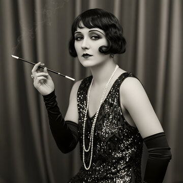 「1920S Flapper」の写真素材 | 8,951件の無料イラスト画像 | Adobe Stock