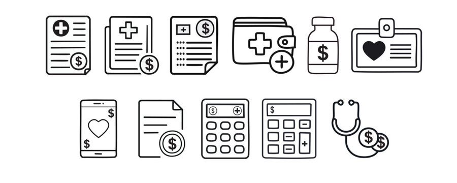 Medical Billing Icons Images – Browse 10,535 Stock Photos, Vectors, and ...