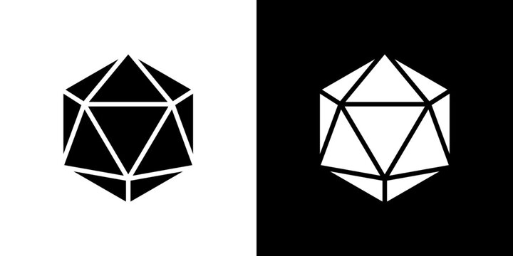 d20 dice shape