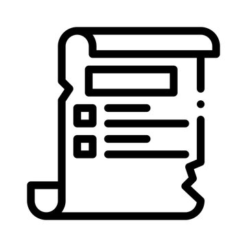 Scroll Icon Black And White