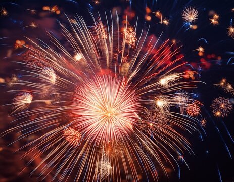 Animated Fireworks Wallpaper