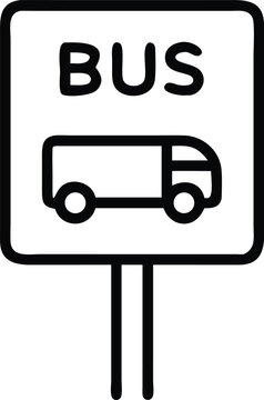 Bus Station Symbol