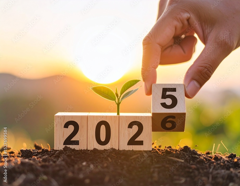 changing year block 2025 ending and welcome 2026 g | WallsHeaven | Shoaib