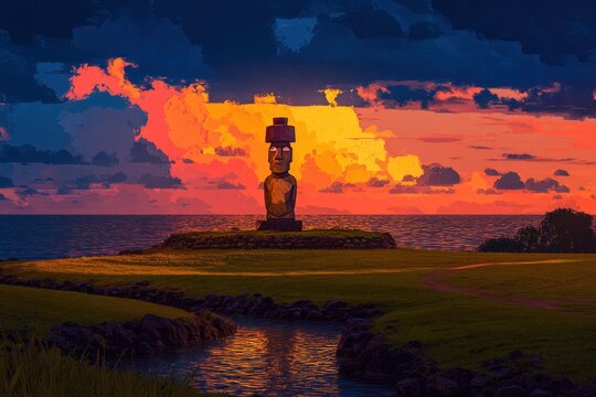 "Moai Statue" Images – Browse 1,846 Stock Photos, Vectors, and Video ...