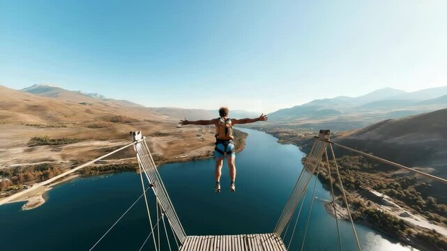 bungee jumping clip