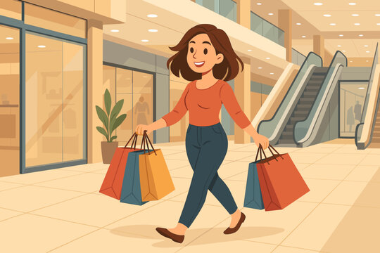 Shopping Mall Cartoon Images – Browse 36,552 Stock Photos, Vectors, and ...