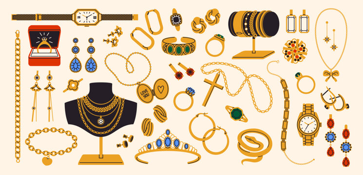 Cartoon Jewelry Drawing