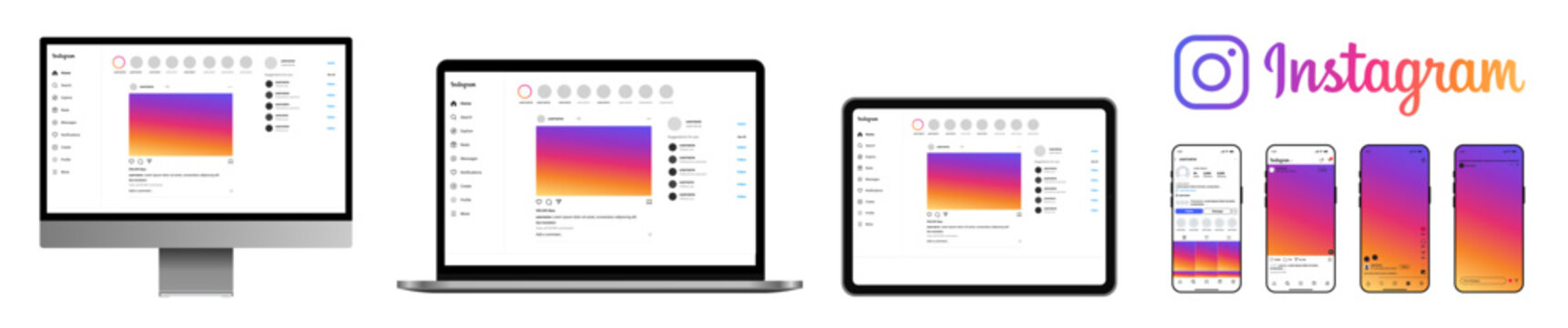 Multi Screen Mockup Images – Browse 3,297 Stock Photos, Vectors, and ...