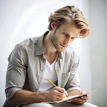 Kid Writing White Background Images – Browse 96,685 Stock Photos ...