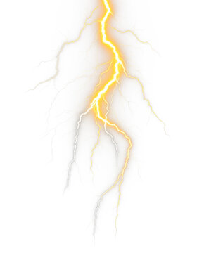 background yellow lightning