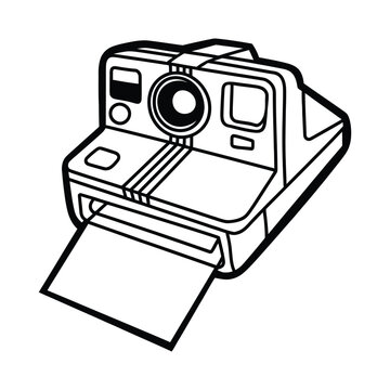 polaroid camera drawing reference