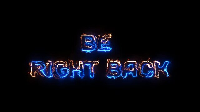 Be Right Back"」の写真素材 | 693件の無料イラスト画像 | Adobe Stock