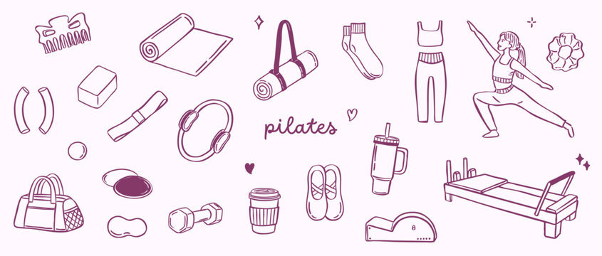 Afbeeldingen over Pilates – Blader in stockfoto's, vectoren en video's ...