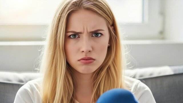 questioning look description