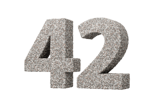 42 Number PNGs – Transparent Background Images | PikWizard