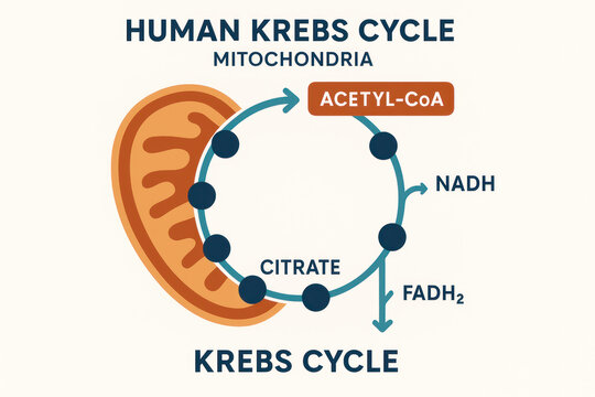 Krebs Cycle Diagram Mitochondria