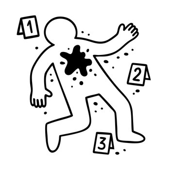 Body Outline Crime