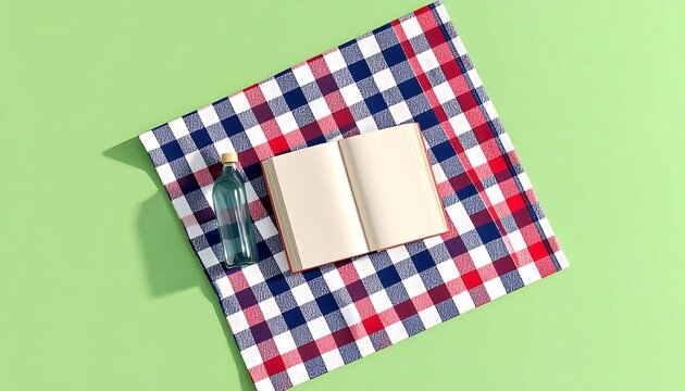 blue picnic background