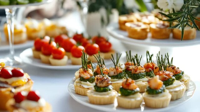 wedding finger buffet